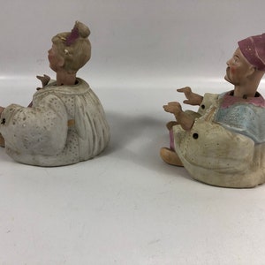Pair of Antique Bisque "nodders", German Nodding Asian Circa 1900-1910 ...