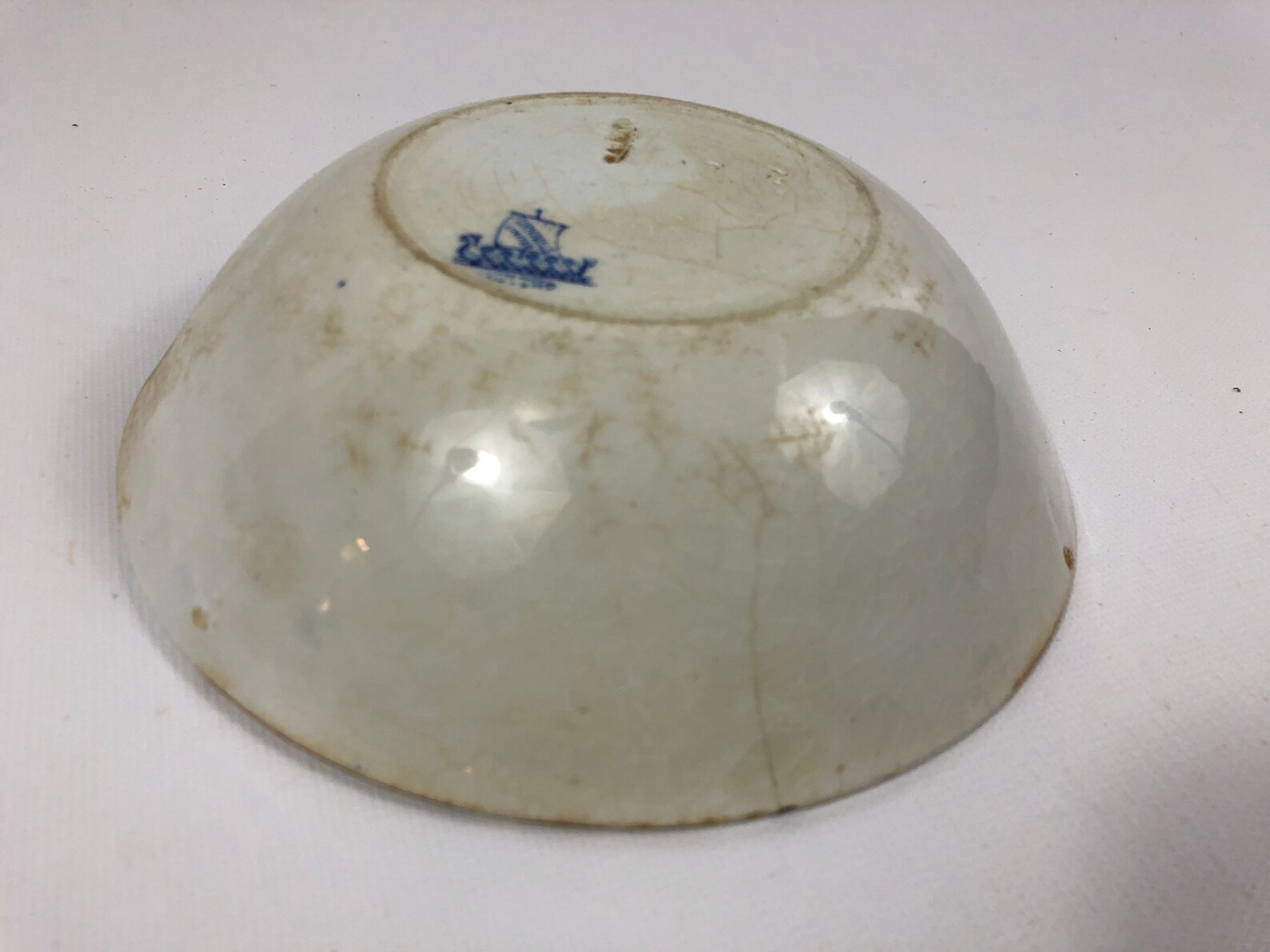 Furnivals Limited Antique Pottery Bowl, England, Floral Decor (circa ...