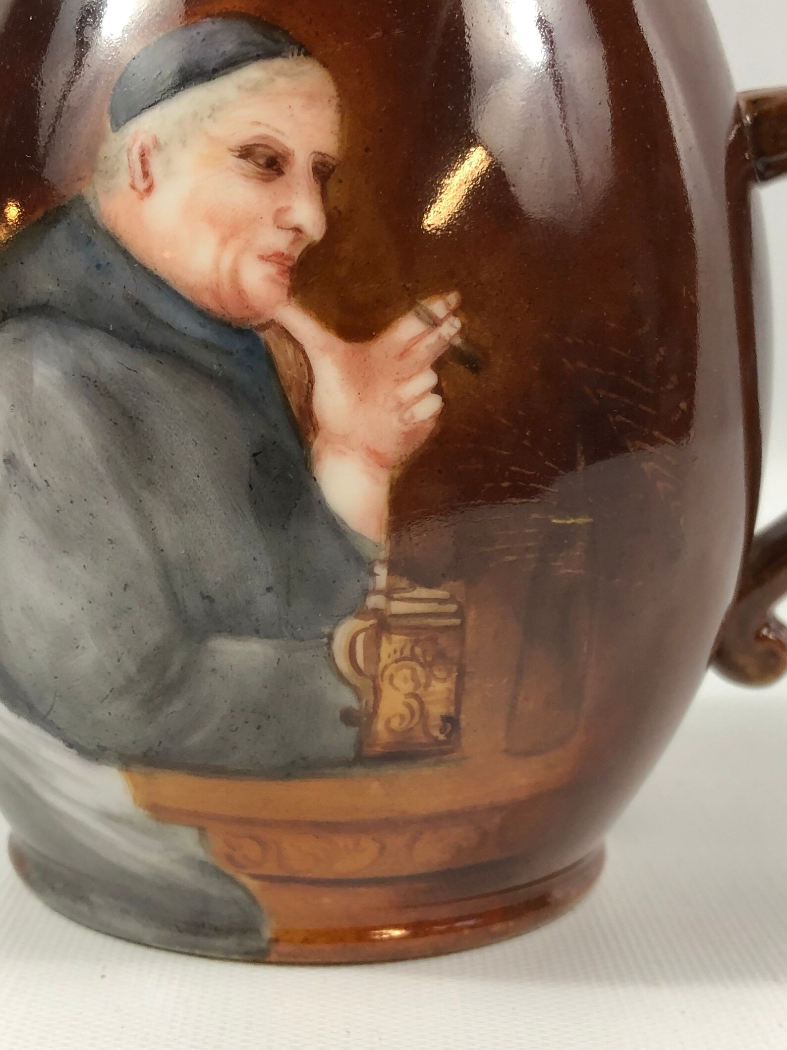 Monk Friar Drinking Stein & Smoking Mug Antique Vintage AKD - Etsy