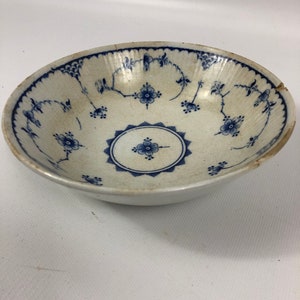 Furnivals Limited Antique Pottery Bowl, England, Floral Decor (circa ...