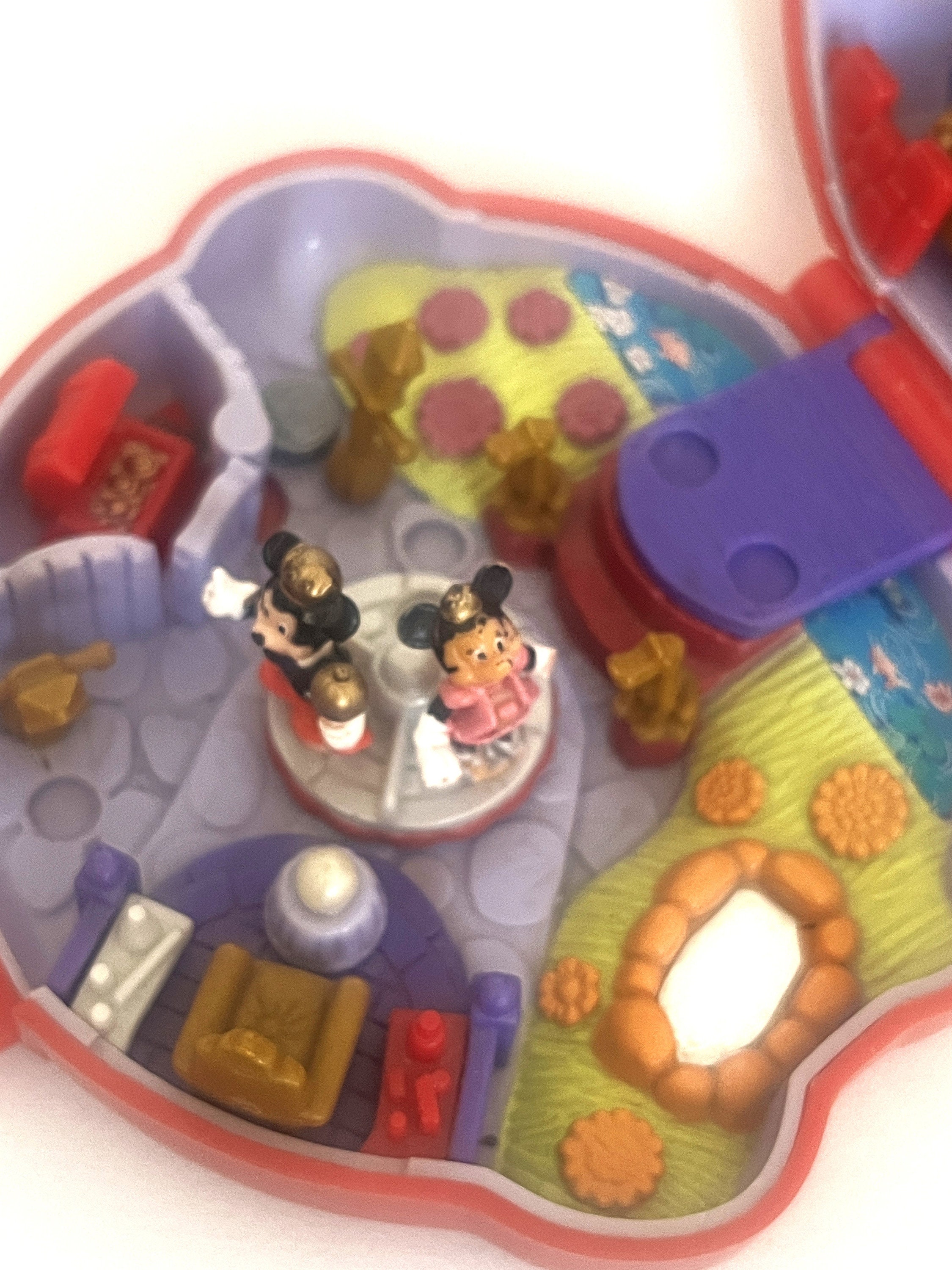 1995 Polly Pocket Disney Playcase With Mickey and Minnie Mouse - Etsy