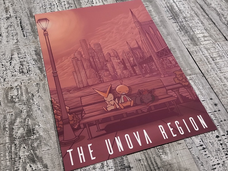 Pokemon Travel Poster Series 10 Video Game Poster Anime - Etsy