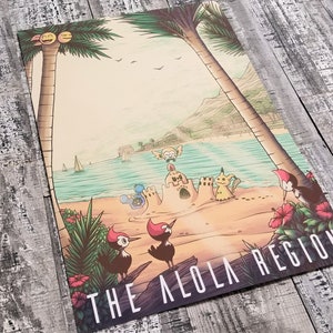 Pokemon Travel Poster Series - 10 Video Game Poster Anime Aesthetic ...