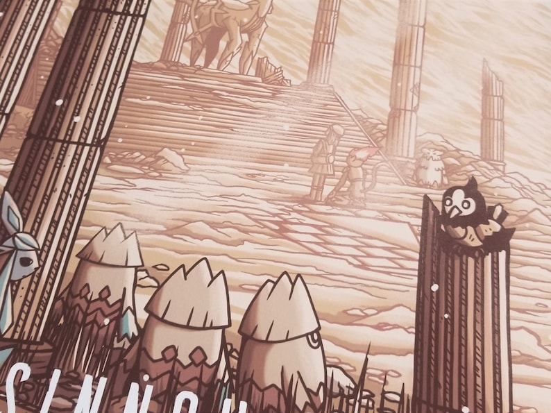 The Sinnoh Region - Nostalgic Anime Video Game Hisui Inspired Art Print ...