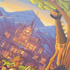 The Paldea Region - Pokemon Anime Video Game Scarlet Violet Inspired ...