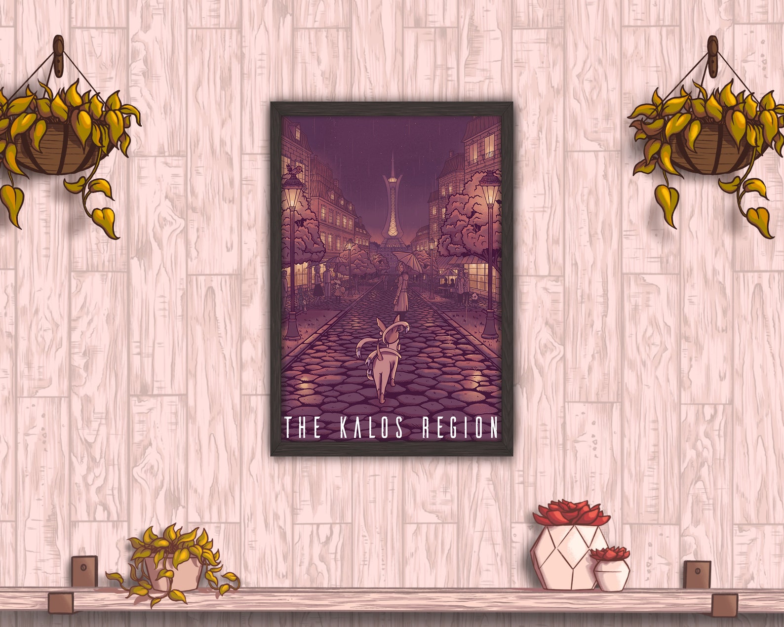 The Kalos Region - Pokemon Anime Video Game Sylveon Paris Inspired ...