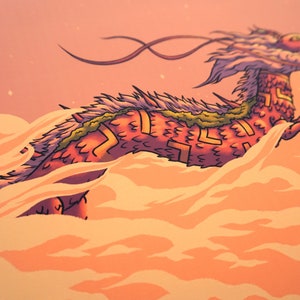 Spirit of the Tether - Dragon Spirit Sky Clouds Scene Anime Aesthetic ...