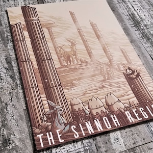 Pokemon Travel Poster Series - 10 Video Game Poster Anime Aesthetic ...