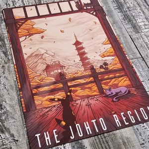 The Johto Region - Pokemon Gold Silver Inspired Anime Video Game Travel ...