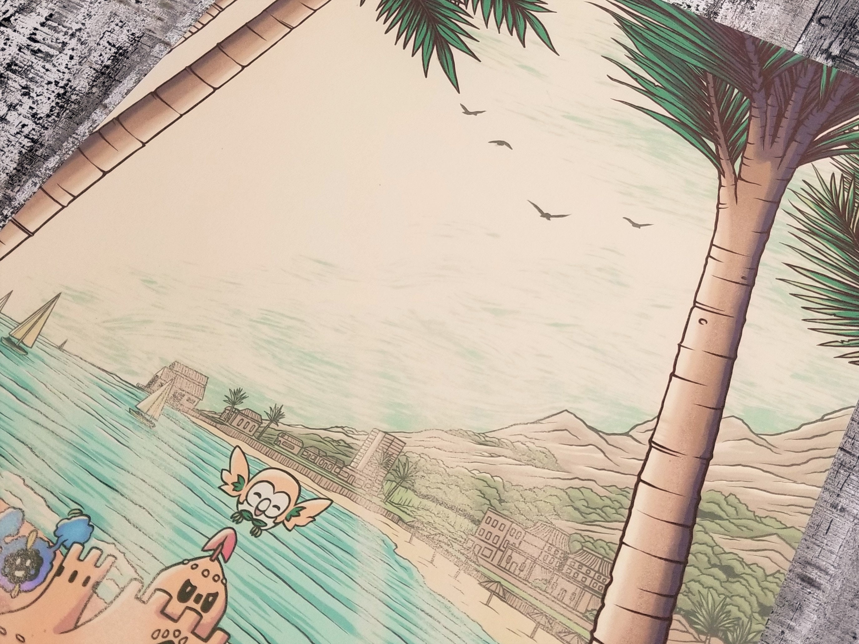 The Alola Region - Nostalgic Beach Island Anime Video Game Hawaii ...