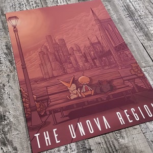 The Unova Region - Pokemon Anime Video Game Black and White Inspired ...