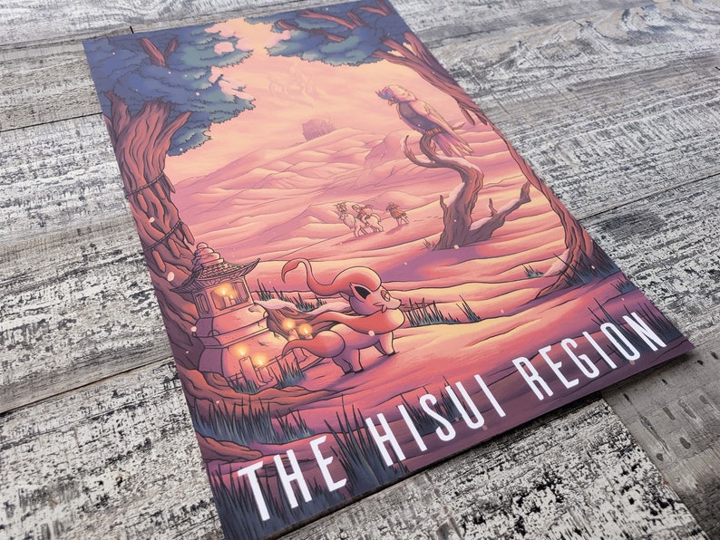 The Hisui Region - Nostalgic Anime Video Game Legends Arceus Inspired ...