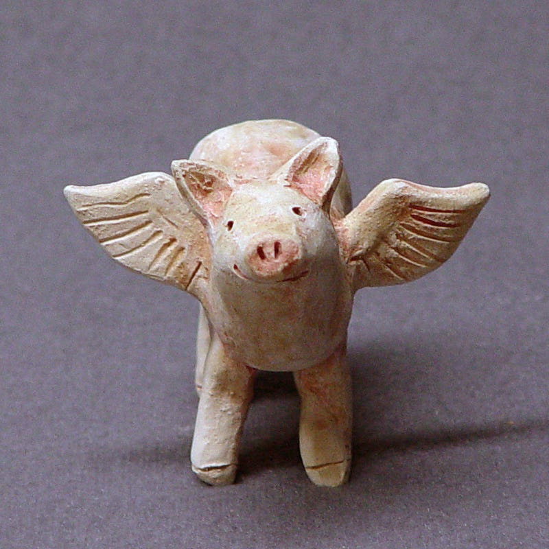 Pig Sculpture - Etsy
