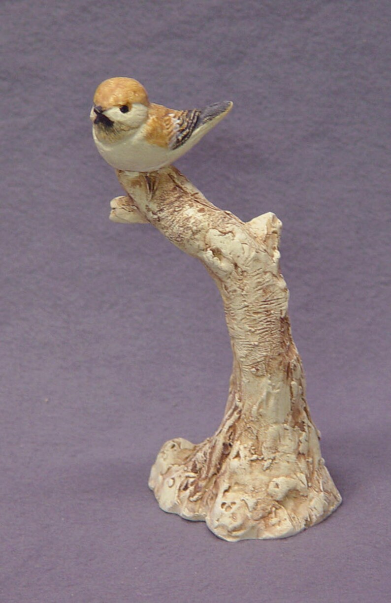 Handmade Ceramic Bird on a Tree , Stoneware With Glaze Bird Sculpture ...