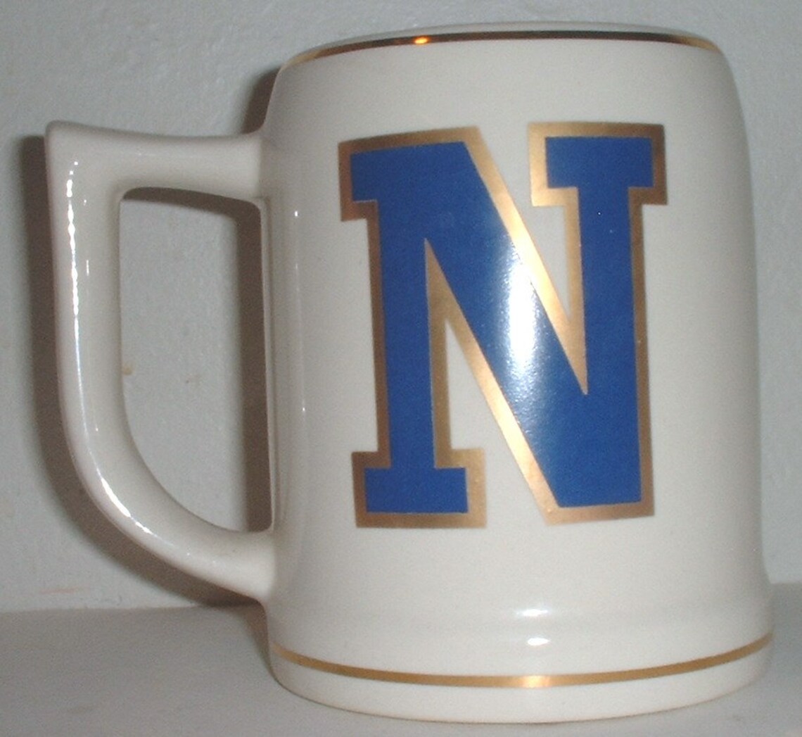 USN US Navy Ceramic Coffee Mug/beer Stein Navy Recruiting Area Five - Etsy