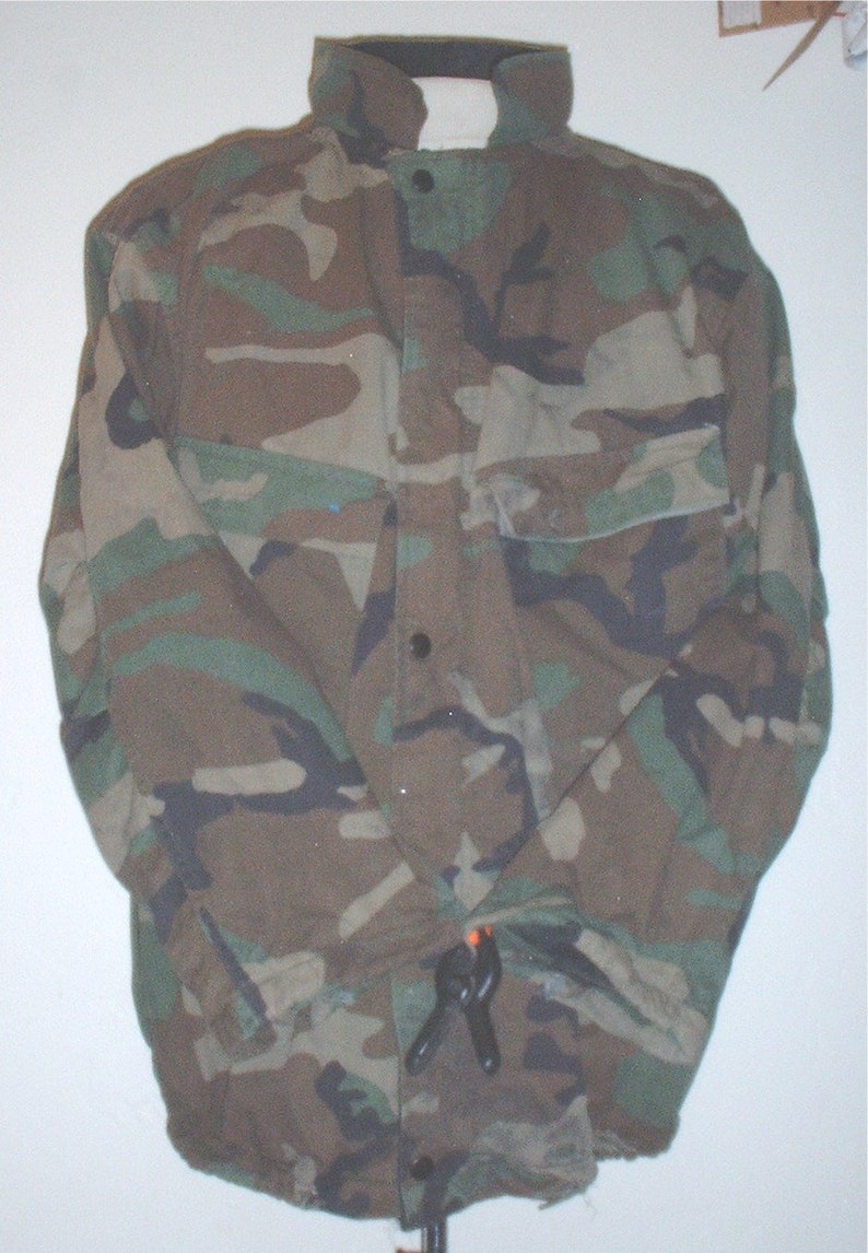 US Army NBC Jacket Woodland Camouflage Large Winfield 1984 W - Etsy