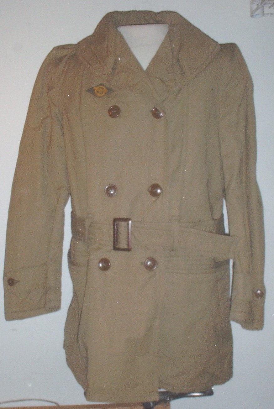US Army WWII 2nd Pattern Mackinaw Coat; Size 38; Friedlen 1942 ...