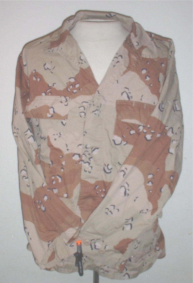 Us Army BDU coat chocolate chip Desert Storm camouflage | Etsy
