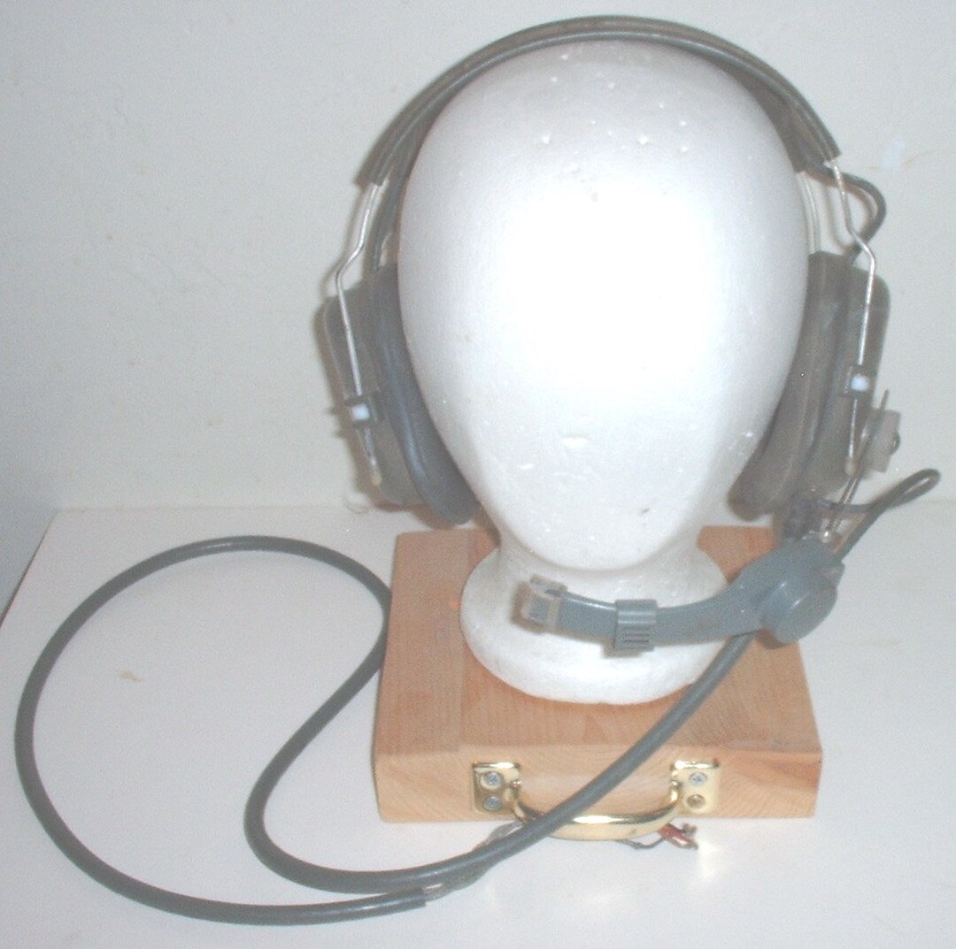 USAF US Air Force H-157/AIC Headset Missing Plug; No Markings Head Set ...