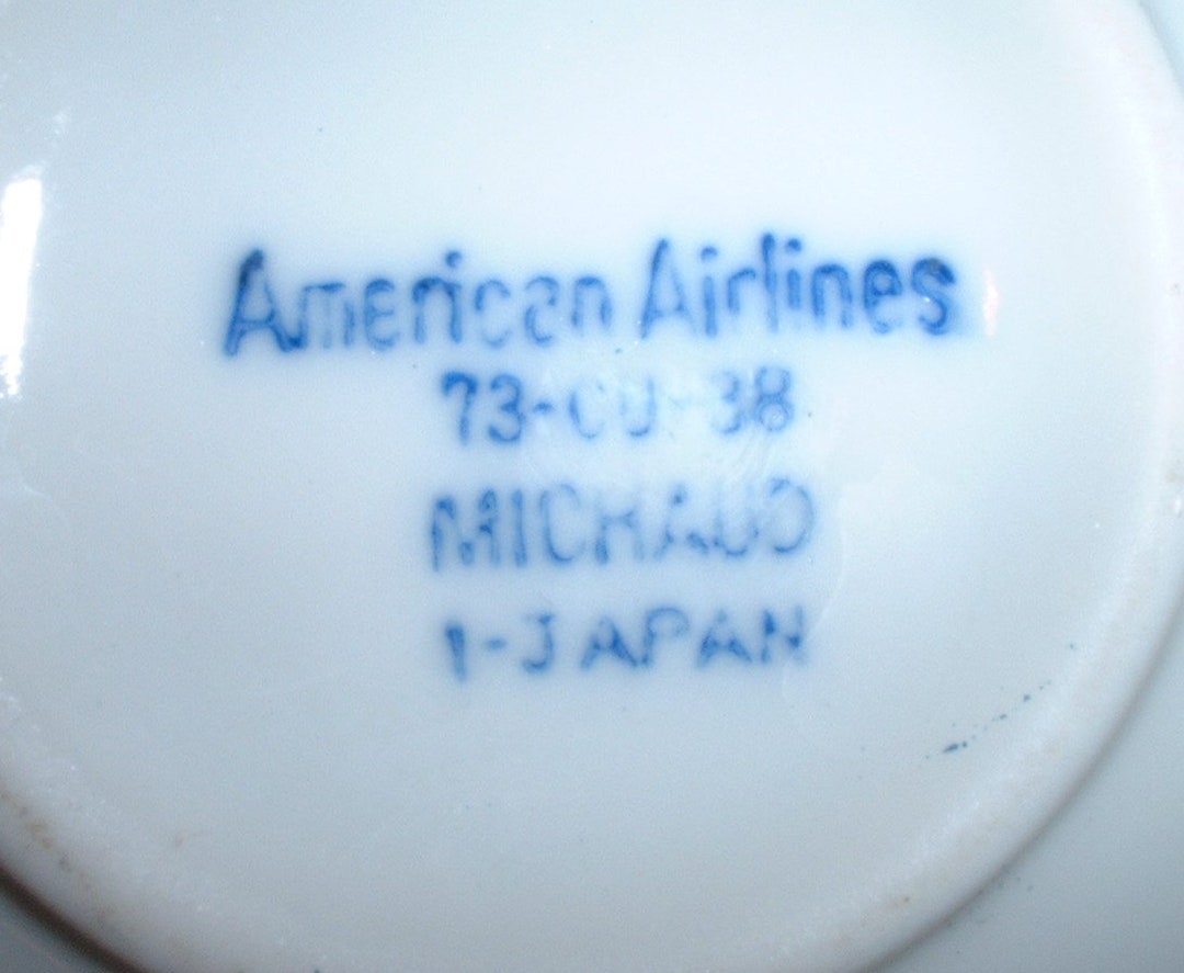 American Airlines Ceramic Coffee Cup Michaud Made in Japan - Etsy