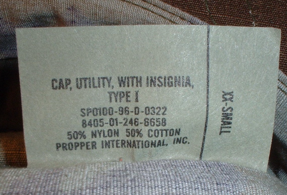 USMC US Marine Corps Utility Cover cap Size Extra-extra | Etsy