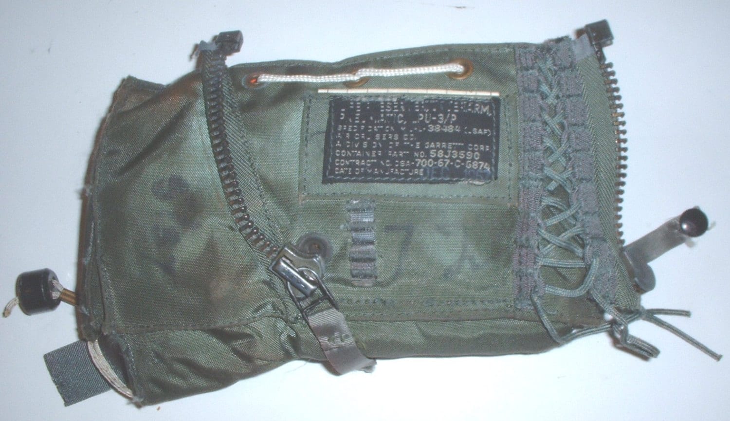 US Air Force LPU-3/P Life Preserver Vietnam War Vintage 1967 Dated - Etsy