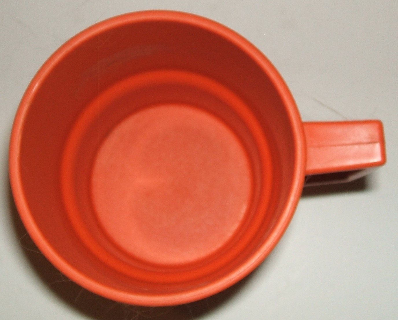 Vintage Tupperware TM Orange Plastic Coffee/cold Drink Mug - Etsy