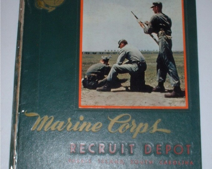 Hardcover Book: "usmc MCRD Parris Island Recruit Graduation Fourth ...
