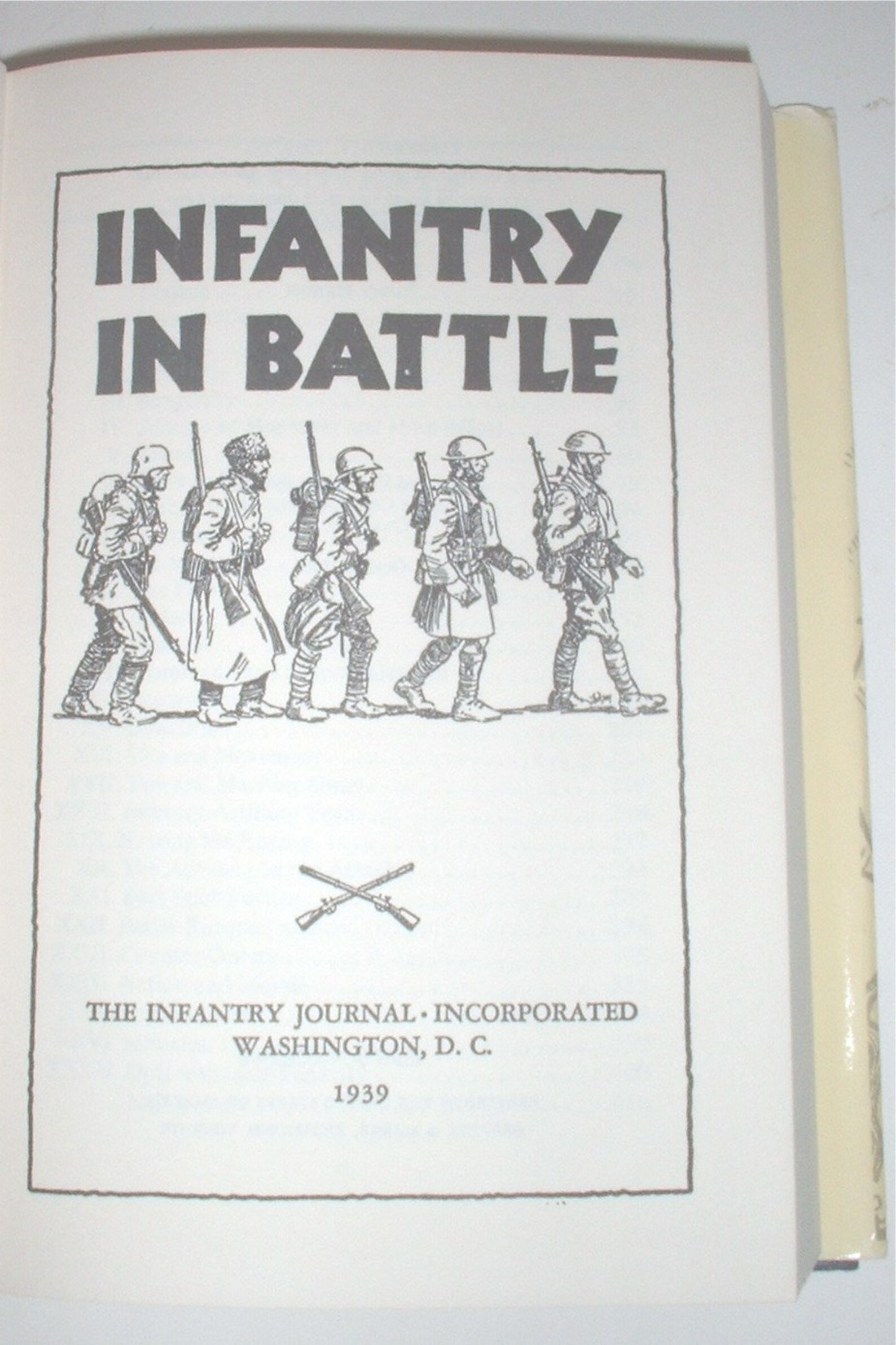 Hardcover Book: "infantry in Battle" 1943; Second Reprinting 1986; 408 ...