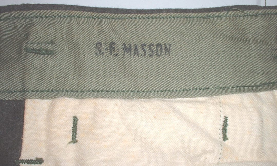 USMC US Marine Corps Wool Winter Service Trousers 28X30; S.E. Masson - Etsy