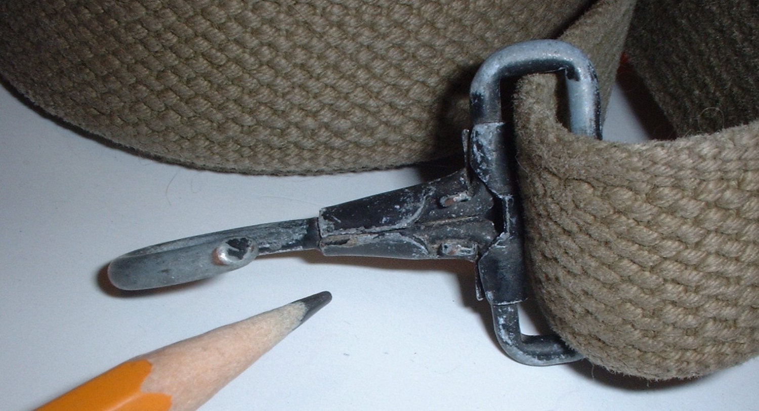 Early WWII US Army Litter stretcher Carrying Strap Khaki, With Steel ...