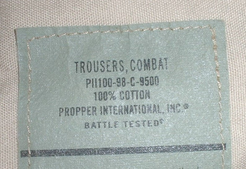 Propper Brand combat Trousers Bdu-style Cotton - Etsy