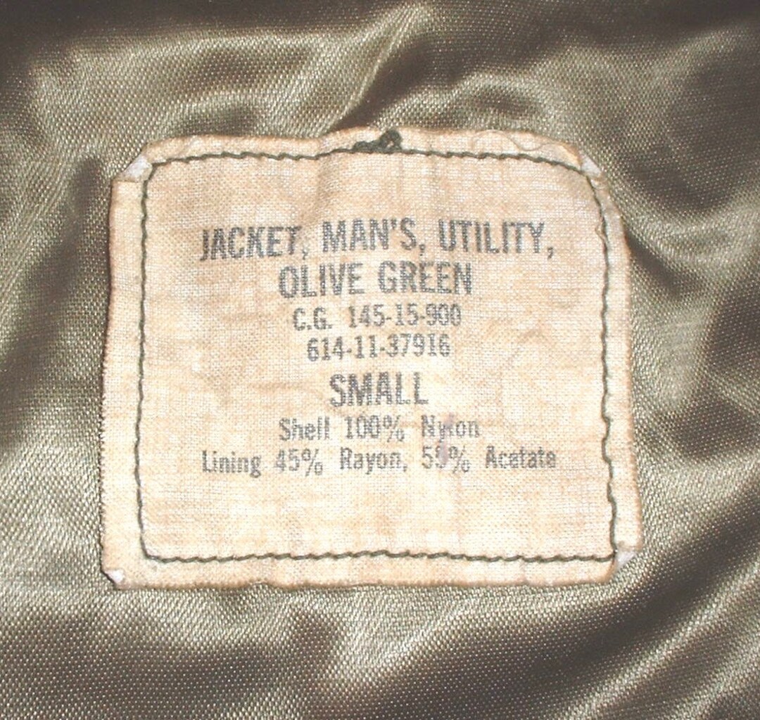 US Coast Guard Uber-rare Utility (pilot's) Jacket Circa 1970s-1980s ...