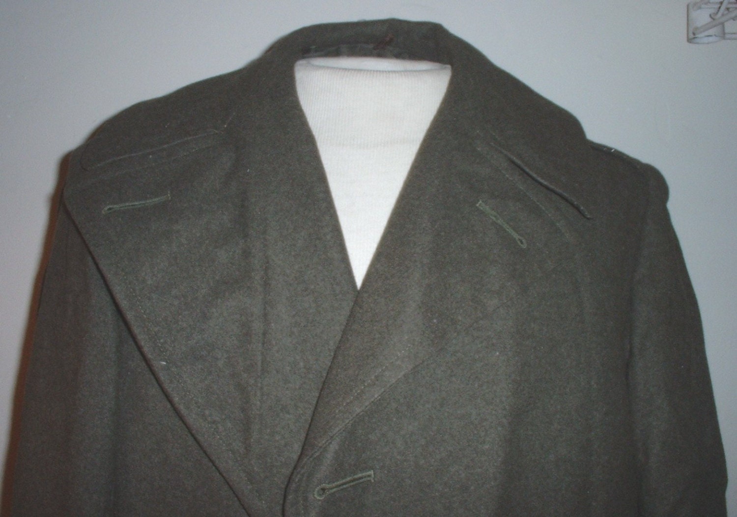 USMC US Marine Corps Wwii-korea Era Wool Overcoat No Buttons - Etsy