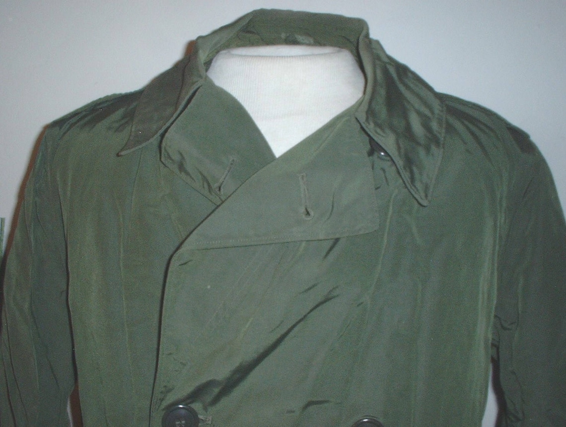 USMC US Marine Corps marked M-1950 Overcoat/raincoat With - Etsy