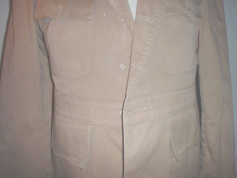USN US Navy Cotton Khaki Summer Officer's Working Coat - Etsy