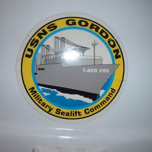 USN US Navy USNS Gordon Plastic Hardhat Circa 1980s - Etsy