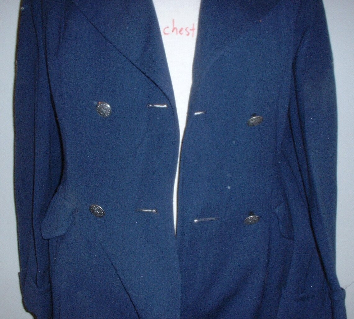 USAF US Air Force Woman's Overcoat Size 12 R Beekman 1961 - Etsy