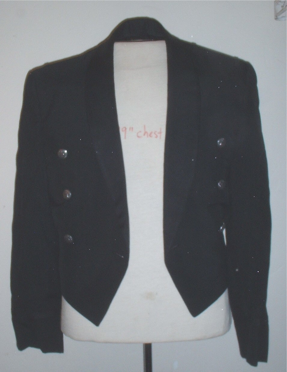 US Air Force Men's Mess Dress Jacket and Trousers Circa 1970s; BLACK ...