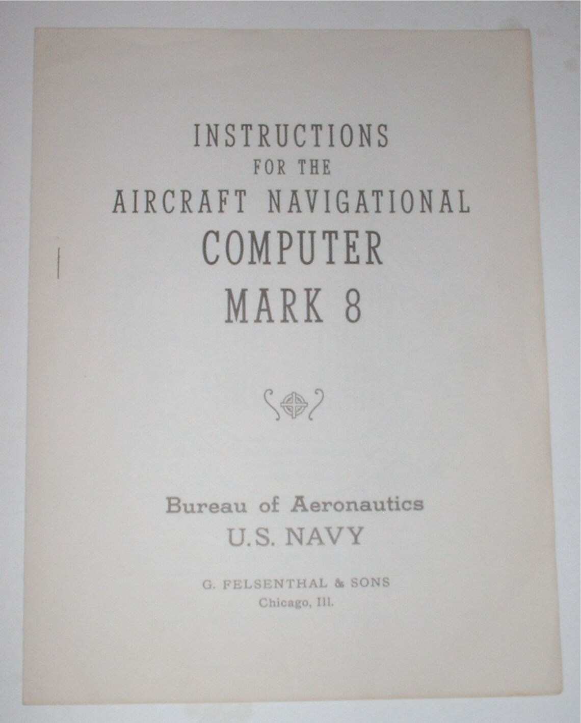 Softcover Book: us Navy Air Navigation Manual Part V - Etsy