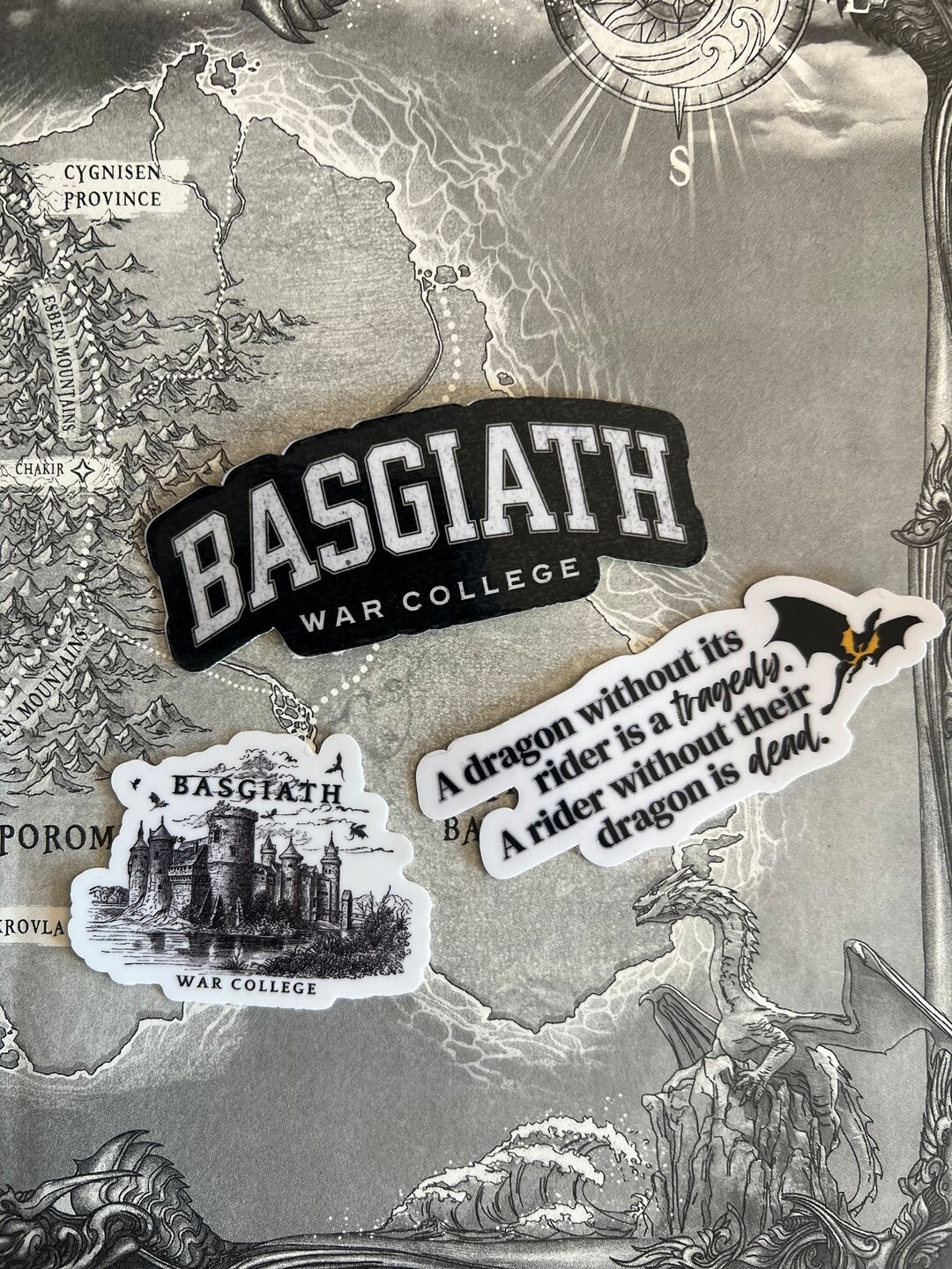 Fantasy Reader Dragon Sticker Pack Kindle Stickers Bookish Fantasy ...