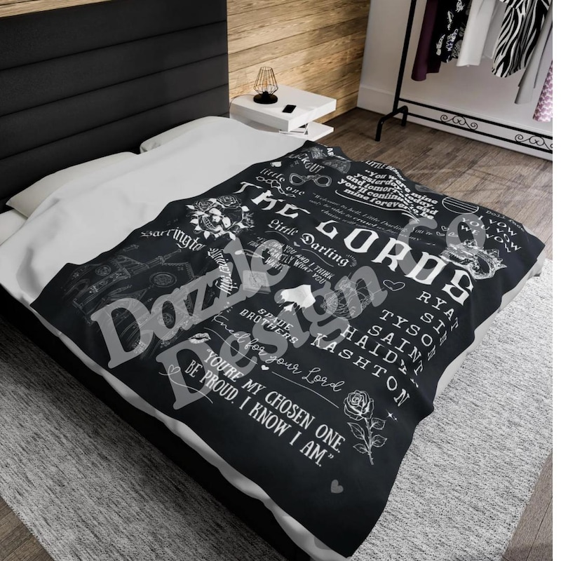 Book Blanket Dark Romance - Etsy