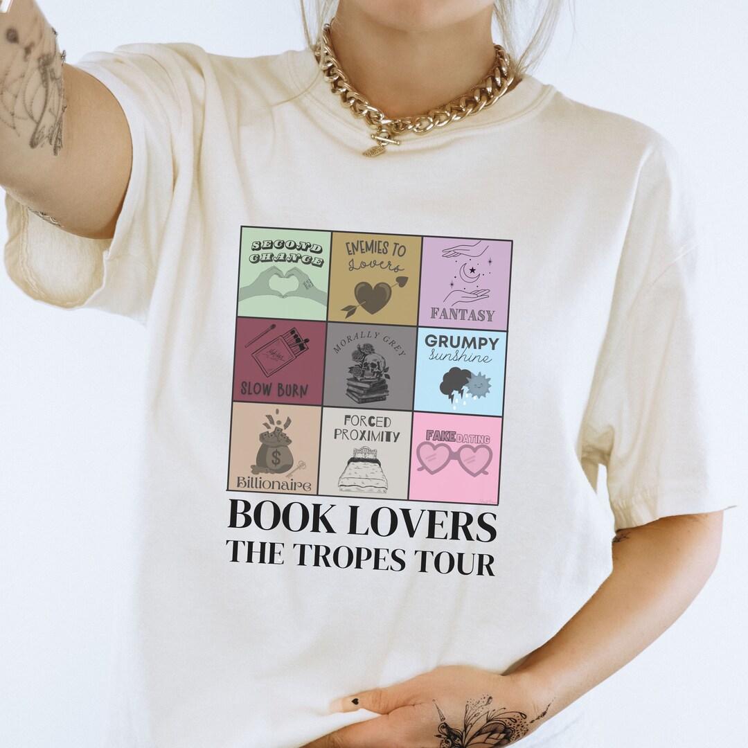 In My Bookish Era Shirt Book Tropes Book Lover Gift Taylor Comfort ...