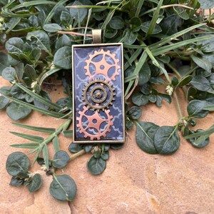 The Mechanist's Sigil Steampunk Gear Pendant – Ornate Copper and Brass ...