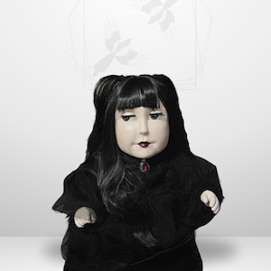 Handcrafted Victorian Gothic Doll: Elegant Vampire Inspired Talking ...