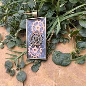 The Mechanist's Sigil Steampunk Gear Pendant – Ornate Copper and Brass ...