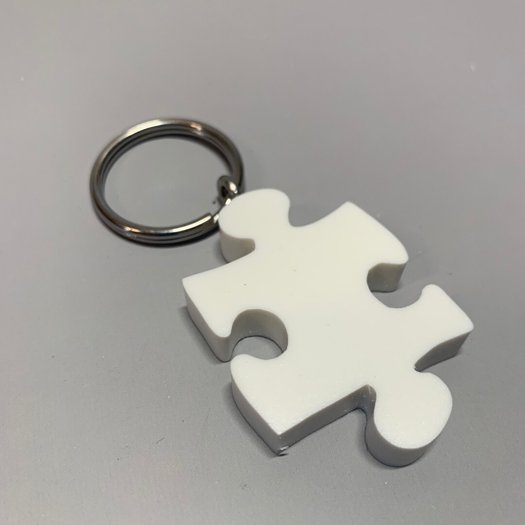 Recycled Plastic Puzzle Piece Keychain – Autism Awareness Gift - Etsy