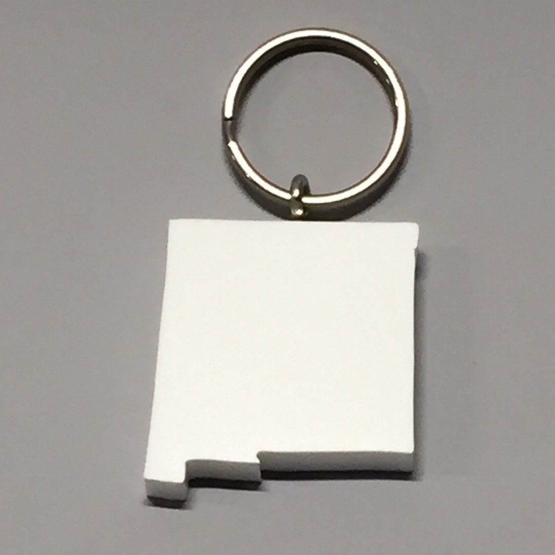 New Mexico Keychain Eco Friendly Gift Shape of New Mexico Recycled ...