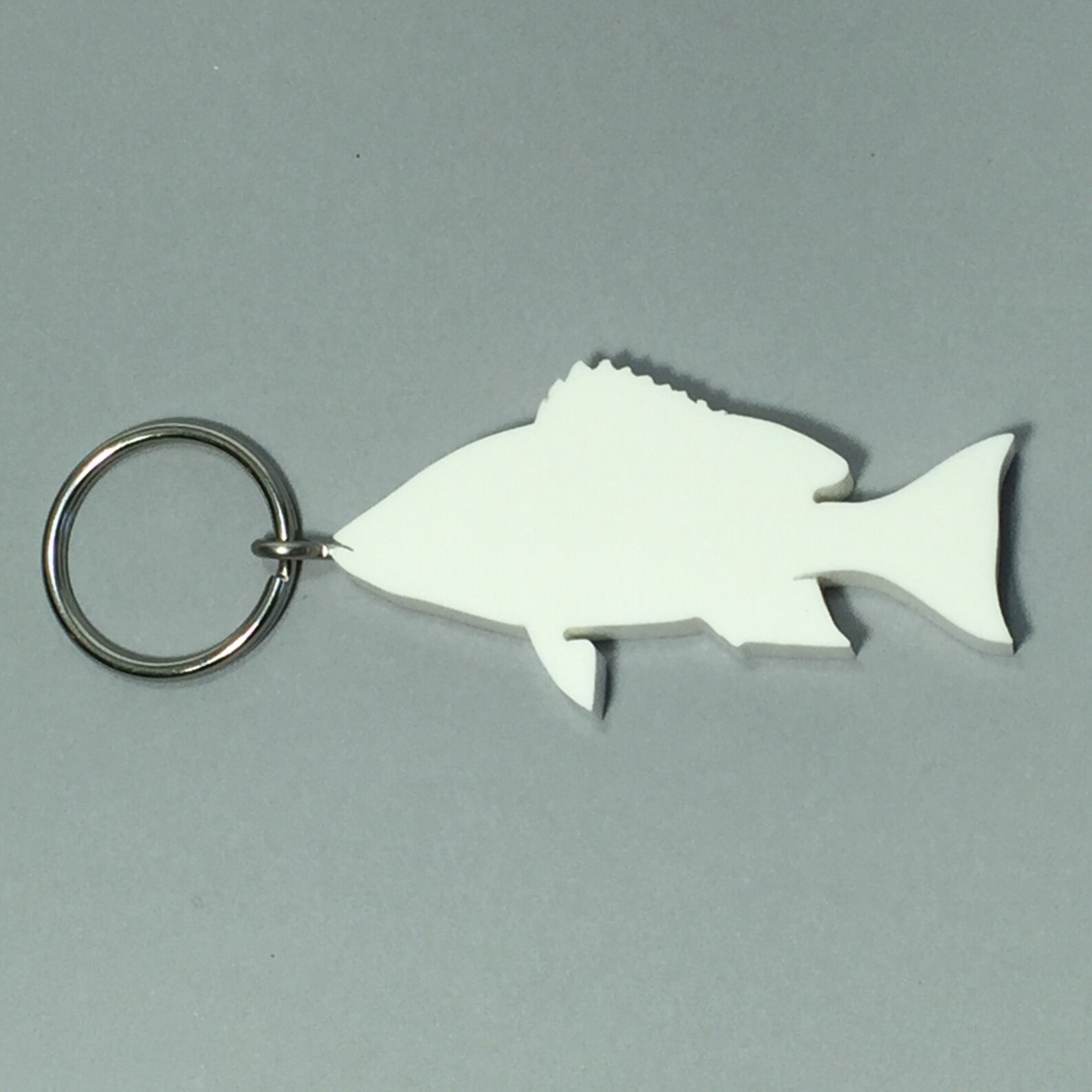 Red Snapper Fish Keychain Recycled Materials Stainless Steel Keychain ...
