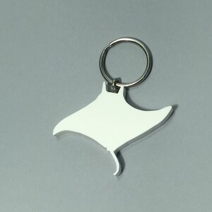 Manta Ray Keychain Recycled Materials Stainless Steel | Etsy